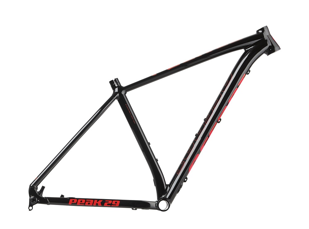 ACCENT Peak Boost MTB 29" black red, size S, boost 148x12 mm
